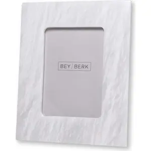 BEY-BERK Marble Picture Frame