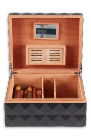 BEY-BERK Pyramid Cigar Humidor