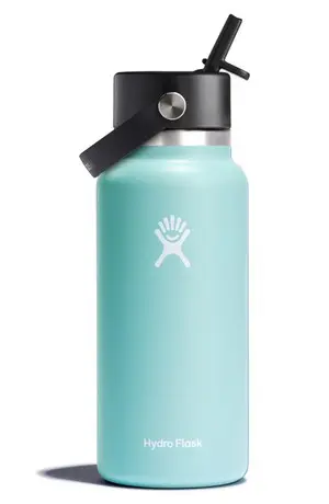 HYDRO FLASK 32-ounce Wide Mouth Flex Straw Cap Water Bottle Dew