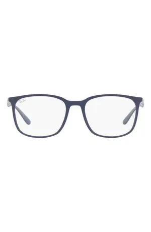 Ray-ban 54mm Square Optical Eyeglasses - Blue
