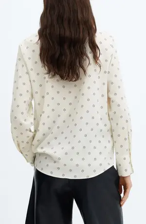 Mango Regular Fit Flowy Shirt