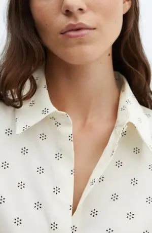 Mango Regular Fit Flowy Shirt