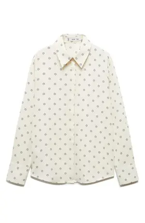 Mango Regular Fit Flowy Shirt