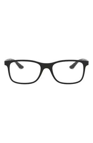 Ray-ban 55mm Square Eyeglasses - Matte Black