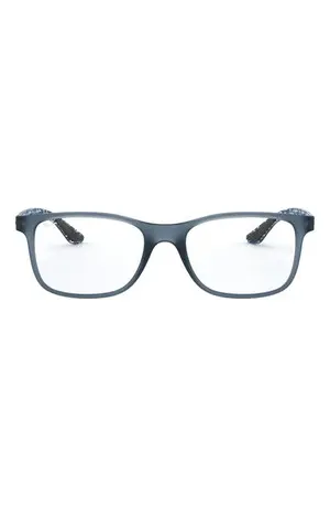 Ray-ban 55mm Square Eyeglasses - Matte Blue