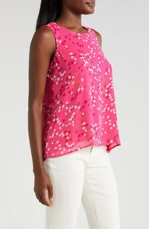 Vince Camuto Floral Sleeveless Top