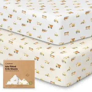 KEABABIES Isla Fitted Crib Sheets Construction