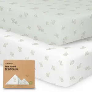KEABABIES Isla Fitted Crib Sheets Elly