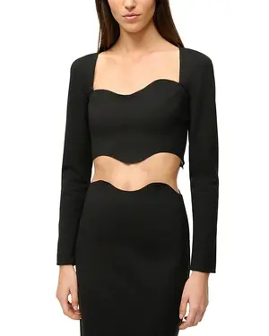 Staud Corde Crop Top