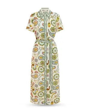 ALEMAIS Arcade Linen Shirt Dress