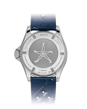 MIDO Ocean Star Tribute 41mm Watch - Blue/silver