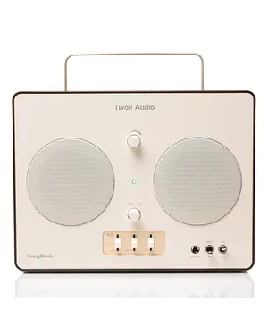 TIVOLI AUDIO Songbook Bluetooth Speaker With Built-in Pre-amp And Carrying Handle - Cream/brown