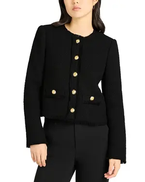 Cinq À Sept Christie Tweed Jacket - Black