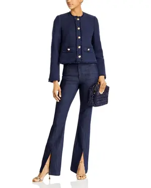 Cinq À Sept Christie Tweed Jacket - Navy