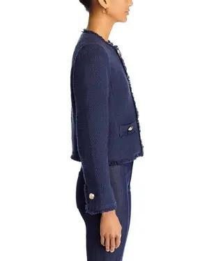 Cinq À Sept Christie Tweed Jacket - Navy