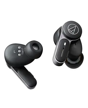 AUDIO-TECHNICA Ath-twx7 Truly Wireless Earbuds With Hybrid Noise Cancellation - Black