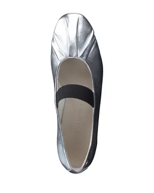 Paul Green Vail Ballet Flats - Aluminum Metallic Nappa