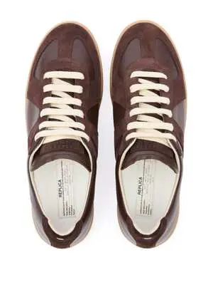 MAISON MARGIELA Replica Panelled Sneakers - Brown