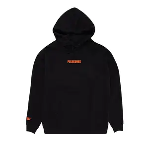 PLEASURES Art News Hooded Sweatshirt - Black
