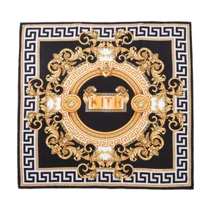 Kith X Versace Silk Scarf /gold - Black