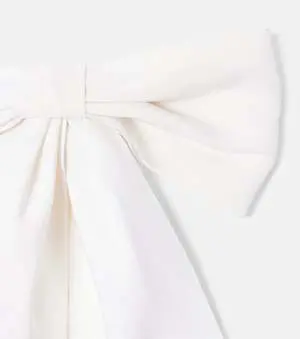 JENNIFER BEHR Leander Bow Barrette - White