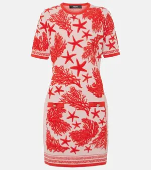 Versace Barocco Sea Jacquard Minidress