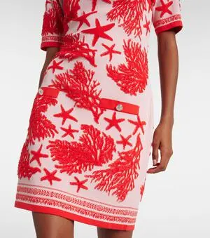 Versace Barocco Sea Jacquard Minidress