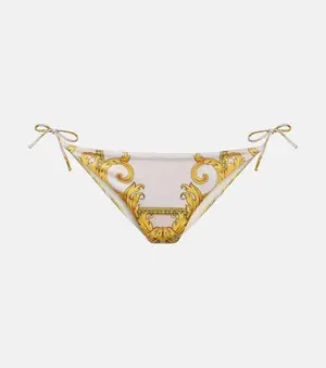 Versace La Coupe Des Dieux Bikini Bottom - Beige