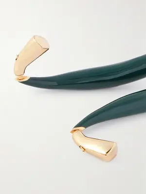 Bottega Veneta Sardine Earrings - Green
