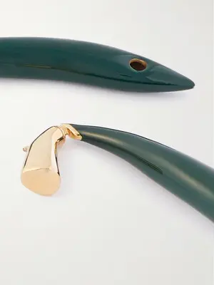 Bottega Veneta Sardine Earrings - Green