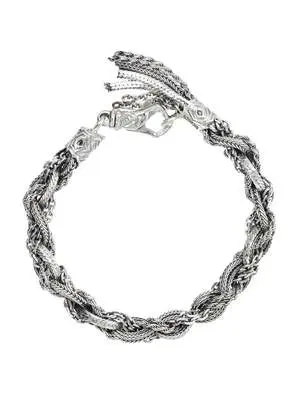 Emanuele Bicocchi Emanuele Bicocchi Round Braid Bracelet - Silver