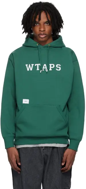 WTAPS WTAPS Green Academy Hoodie - Green