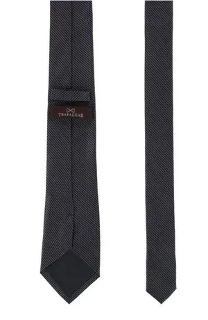 Trafalgar Leyton Stripe Silk Neck Tie