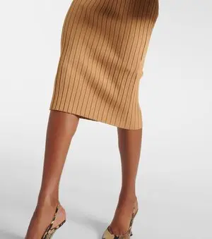 Sportmax Off-shoulder Midi Dress