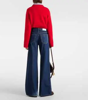 RE/DONE Palazzo Mid-rise Wide-leg Jeans