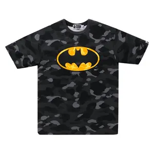 A BATHING APE X Dc Batman Color Camo Tee - Black