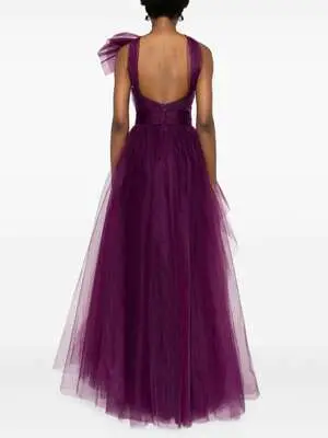 GEMY MAALOUF Asymmetric Tulle Gown