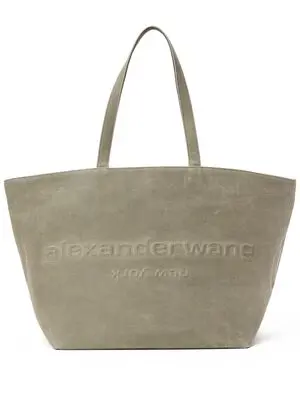Alexander Wang Embossed Logo Tote Bag - Neutrals