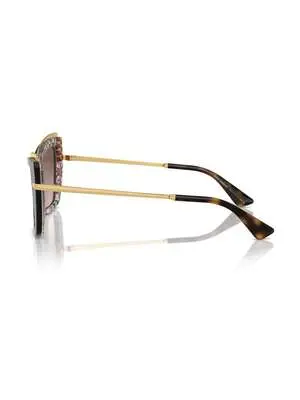 Dolce & Gabbana Double-layer Cat-eye Sunglasses