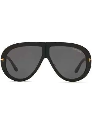 TOM FORD Troy Pilot-frame Sunglasses - Black