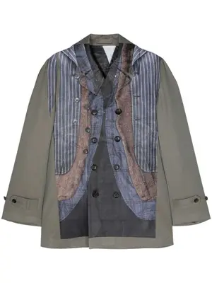 Comme Des Garcons Notched Lapel Coats For Men