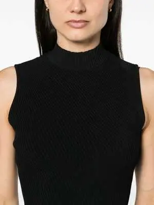 TOTEME Almaz Asymmetric Tank Top - Black
