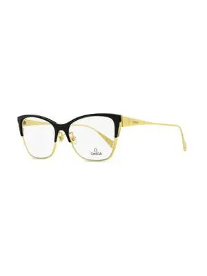 Omega Butterfly Frame Glasses - Black
