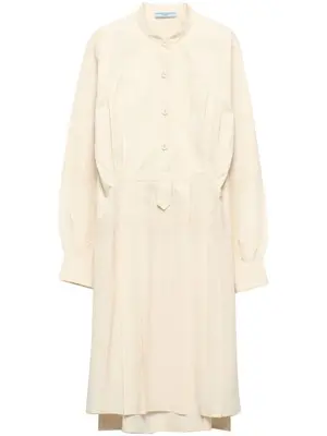 Prada Gradient-effect Silk Midi Dress