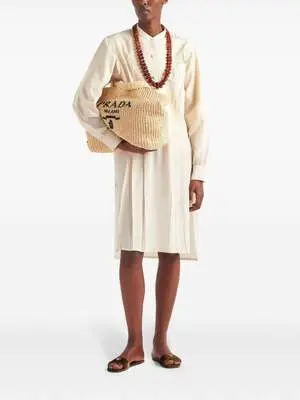 Prada Gradient-effect Silk Midi Dress