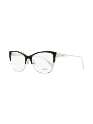 Omega Butterfly-frame Eyeglasses - Black