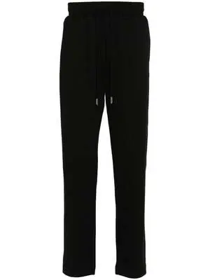 Kiton Cotton Tapered Track Pants - Black