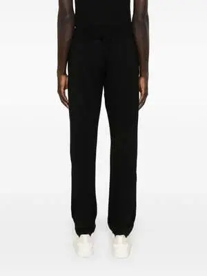 Kiton Cotton Tapered Track Pants - Black