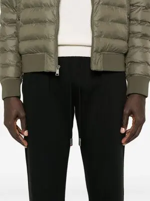 Kiton Cotton Tapered Track Pants - Black