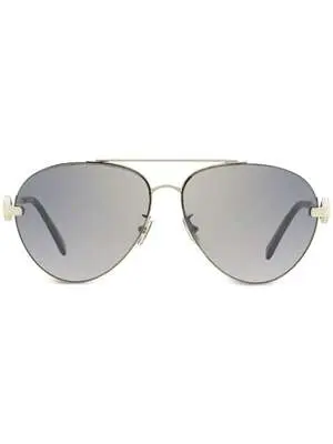 Omega Navigator-frame Sunglasses - Silver